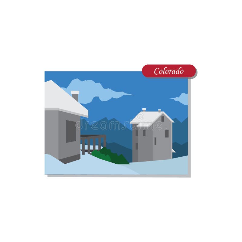 Colorado State Map. Vector Illustration Decorative Design Stock Vector ...