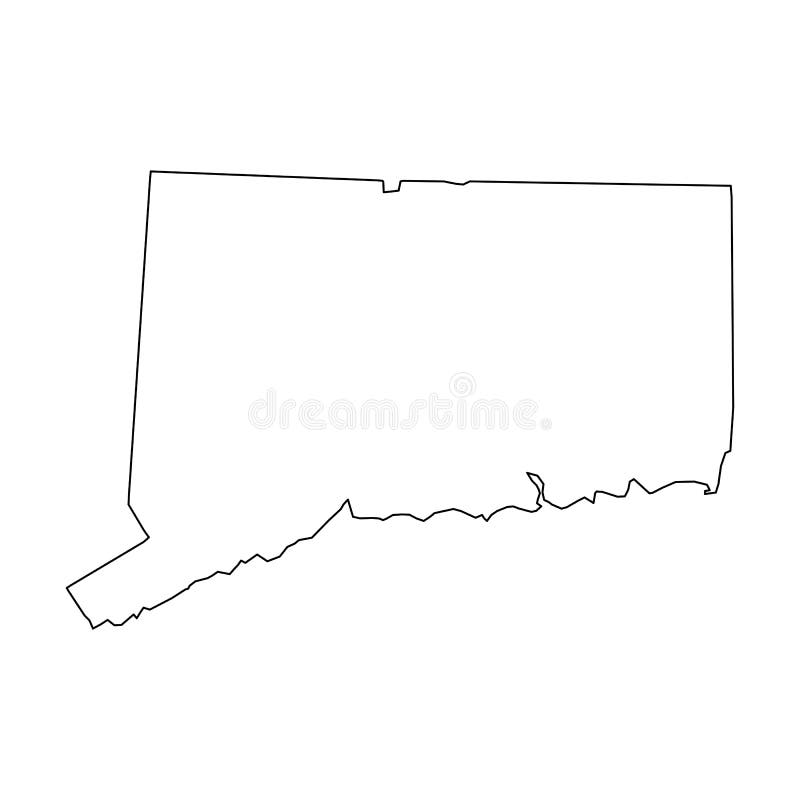 Colorado, State of USA - Solid Black Outline Map of Country Area ...