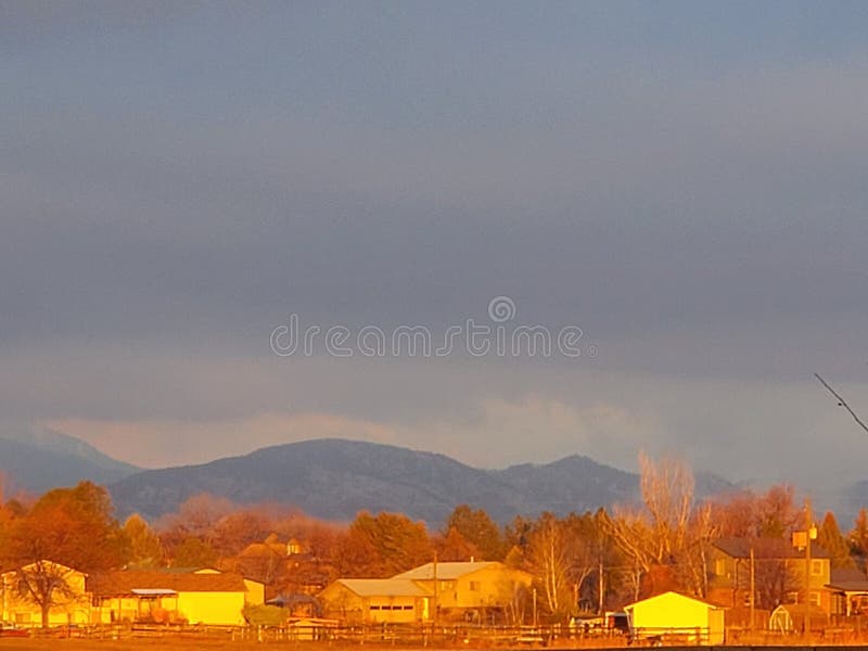 Sunrise in November Over Sceninc Mountaintop in Ouachita National ...
