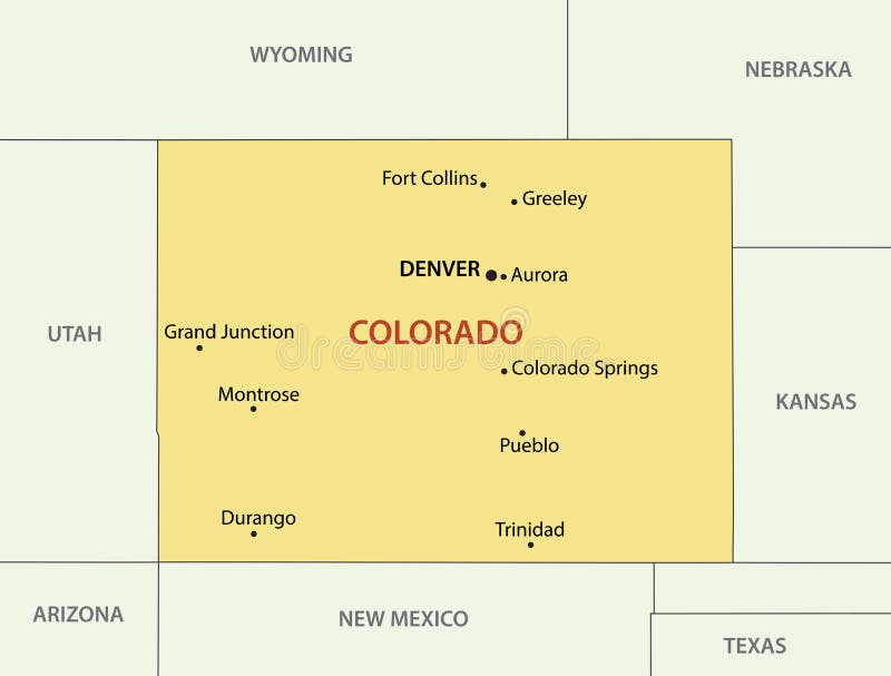 Colorado Map Of State Colorado: Facts, Map And State Symbols