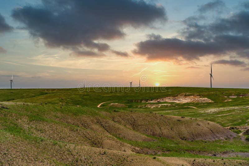 Farm at Sunset stock image. Image of farming, hampshire - 33265671