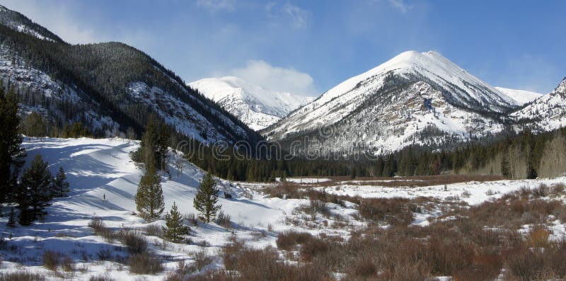 Colorado Winter Landscape stock photo. Image of colorado - 13134096