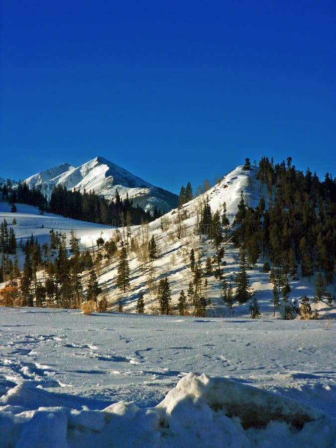 Colorado Winter landscape stock photo. Image of country - 2122040