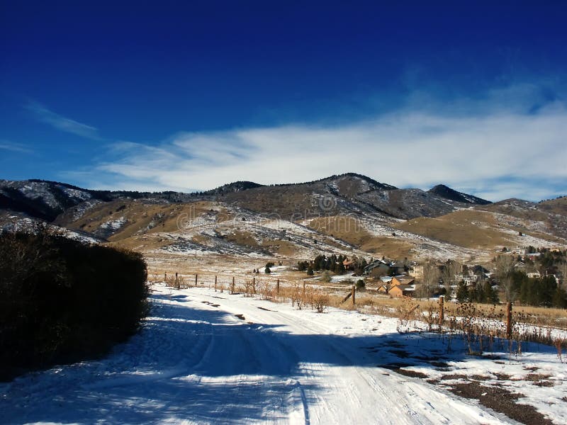 Colorado Winter landscape stock photo. Image of country - 2122040