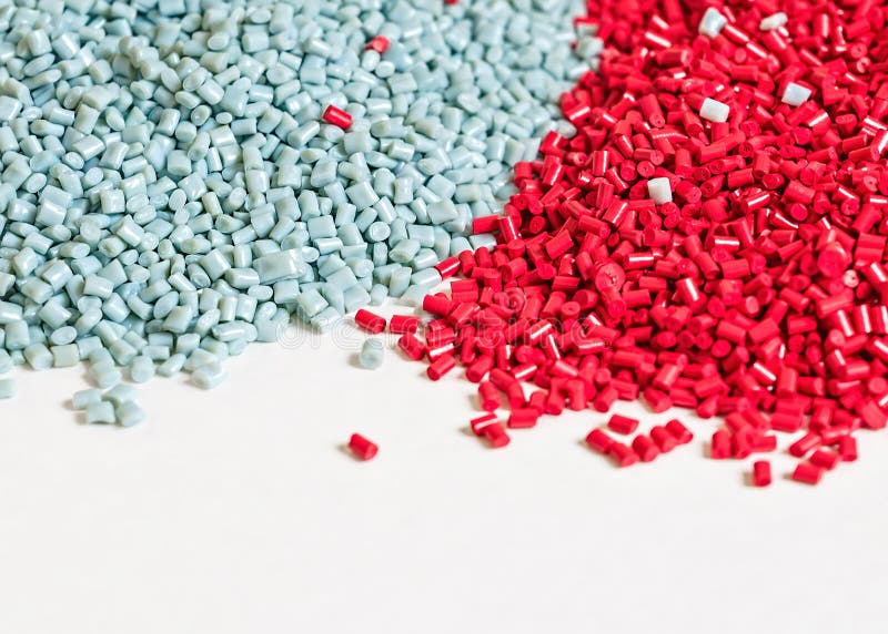 Colorant for Plastic, Pigment in the Granules Stock Image - Image of ...