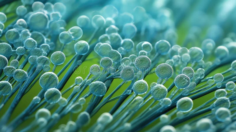 Coloration Blue Green Algae Stock Illustration - Illustration of ...