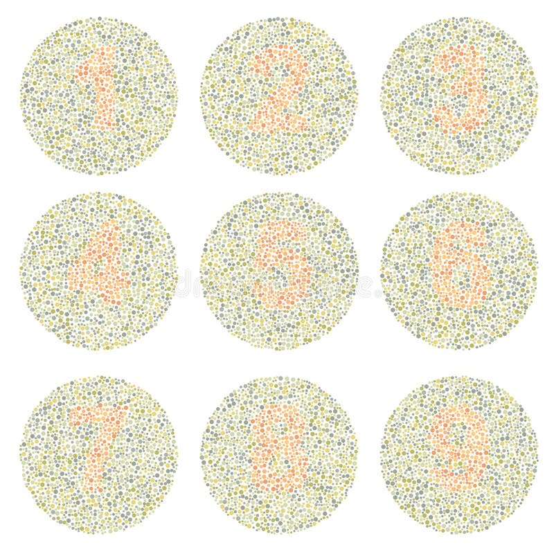 Protanopia stock vector. Illustration of optic, perception - 27568119