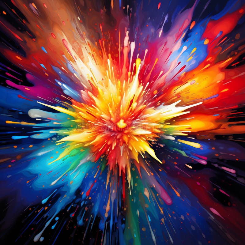 Colorburst Symphony: a Melodic Explosion of Vibrant Tones in Pop Art ...