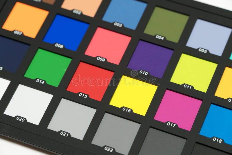ColorChecker stock photo. Image of close, filming, professional - 191283618