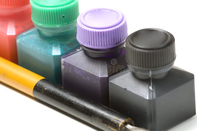 Colore dell'inchiostro immagine stock. Immagine di disposizione - 13450589