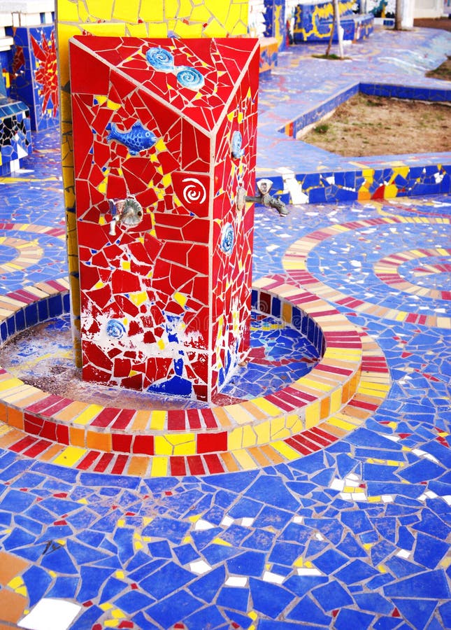 Colore mosaic tap stock image. Image of color, orange - 12130787