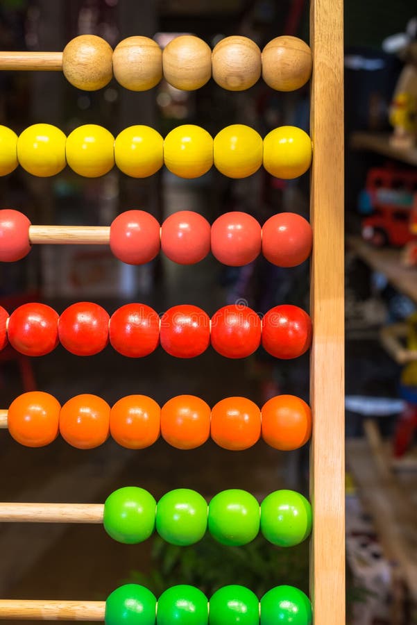 Colored Abacus stock photo. Image of date, bygone, multicolor - 42726650