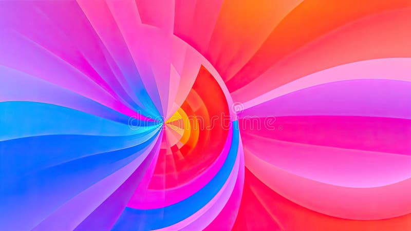Colored Abstract Background. Smooth Transitions of Iridescent Colors ...