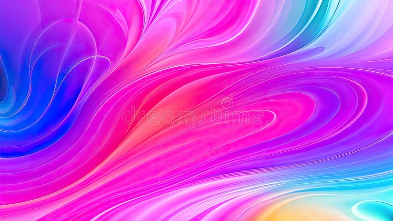 Colored Abstract Background. Smooth Transitions of Iridescent Colors ...