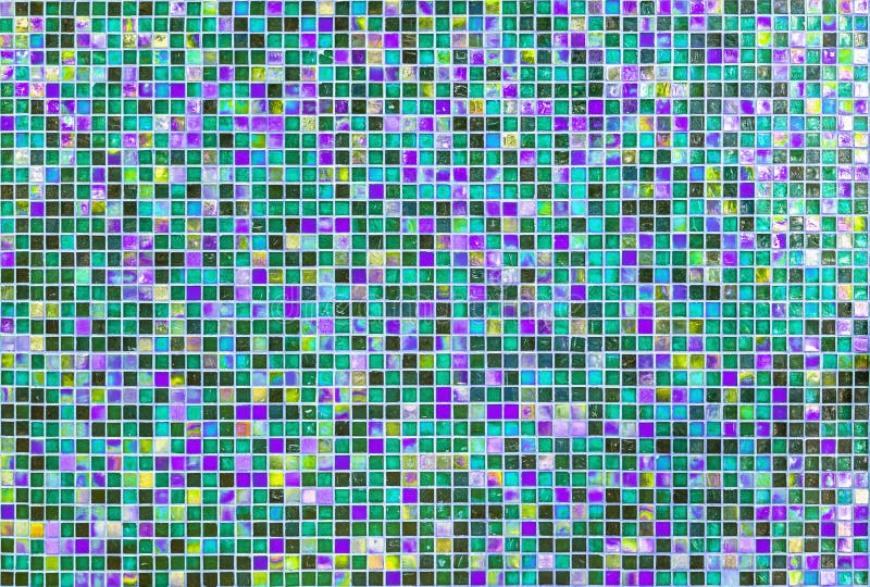 Colored Abstract Ceramic Mosaic Tile Squares Stock Illustration ...