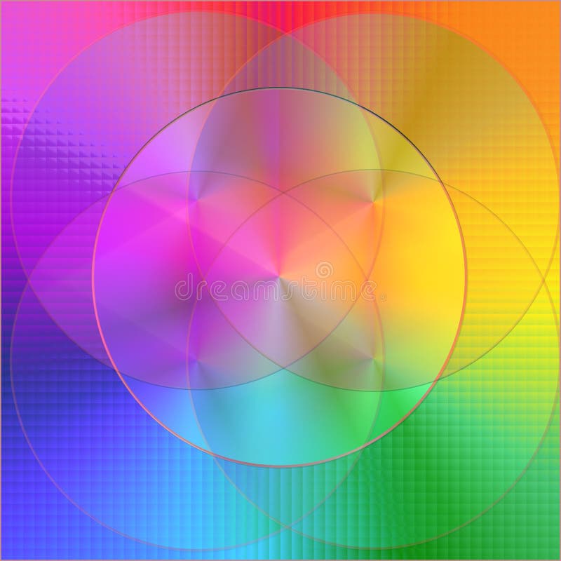 Colored abstract circle stock illustration. Illustration of galaxy ...