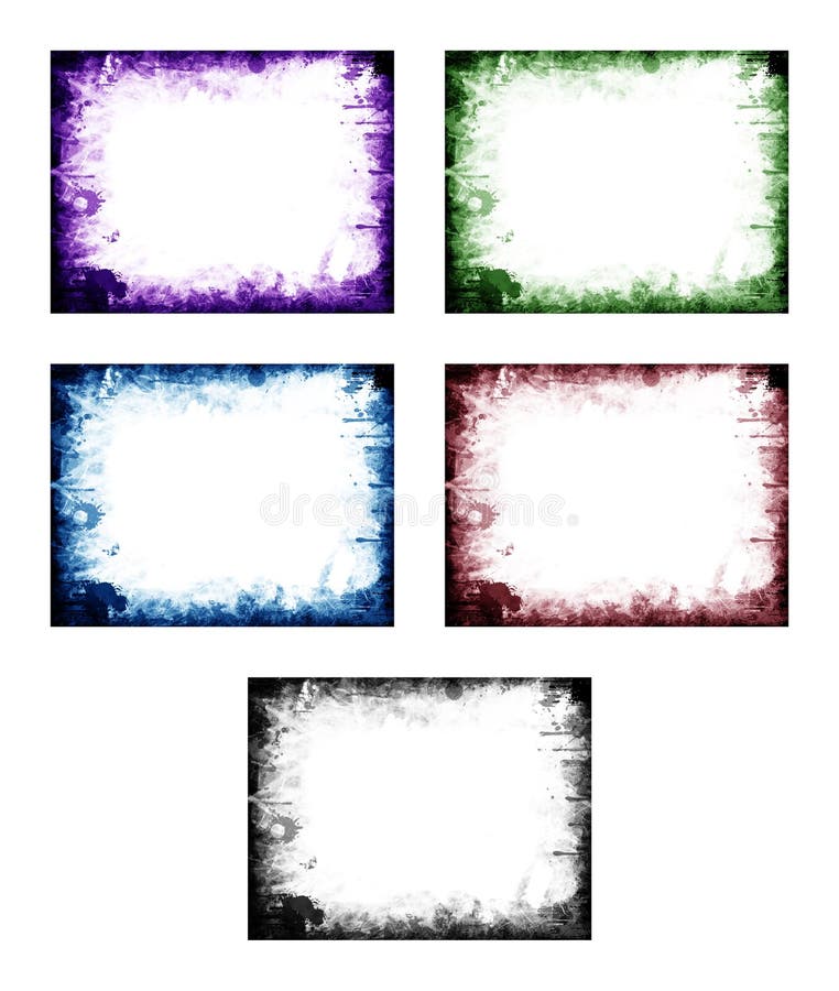 Colored abstract frame stock illustration. Illustration of darkness ...