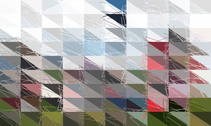 Colored Abstract Geometric Background. Stock Vector - Illustration of ...