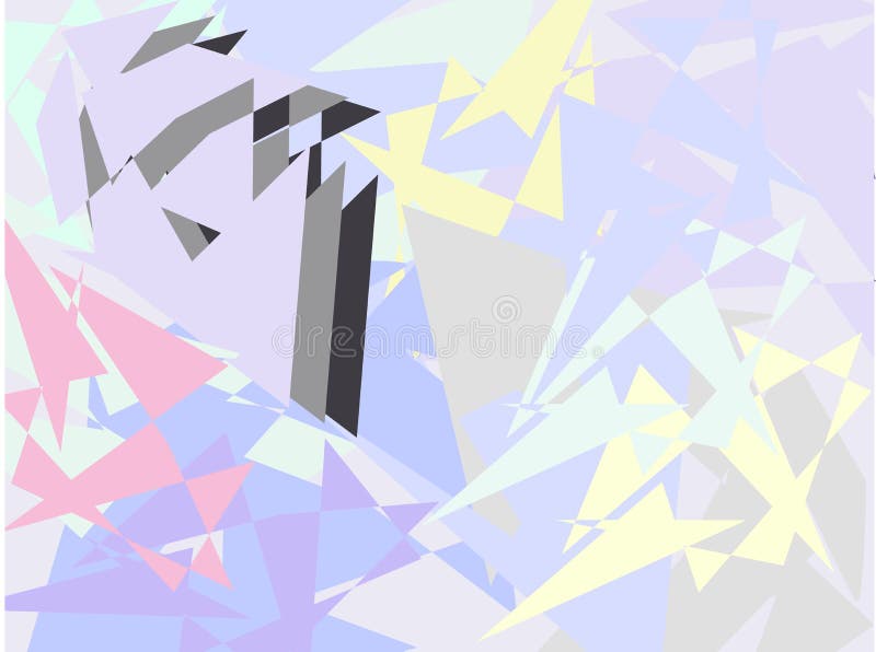 Colored Abstract Geometry, Vector Illustrations Stock Vector ...