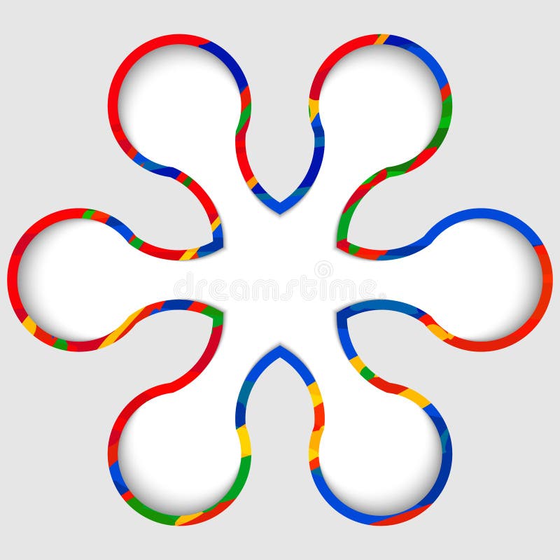 Colored abstract object stock vector. Illustration of cool - 34591533