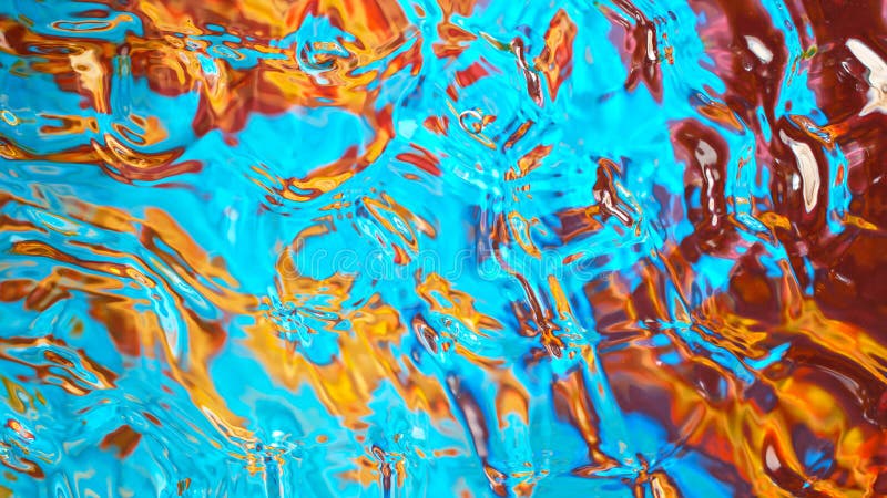 Colored Abstract Water Surface Background. Stock Image - Image of ...