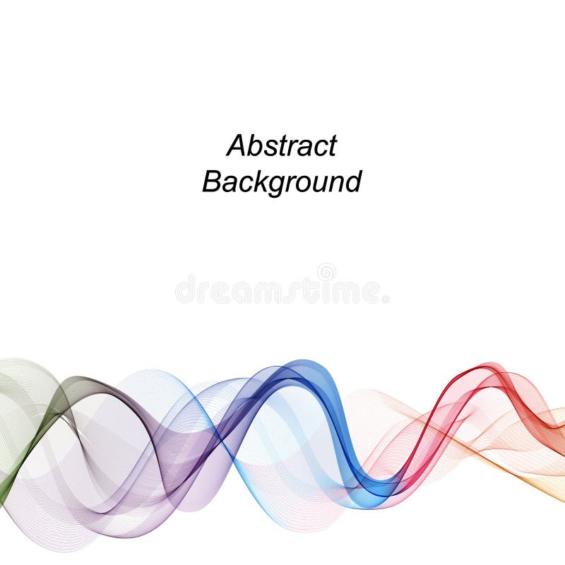 Colored Abstract Wave. Banner Layout. Presentation Template. Eps 10 ...