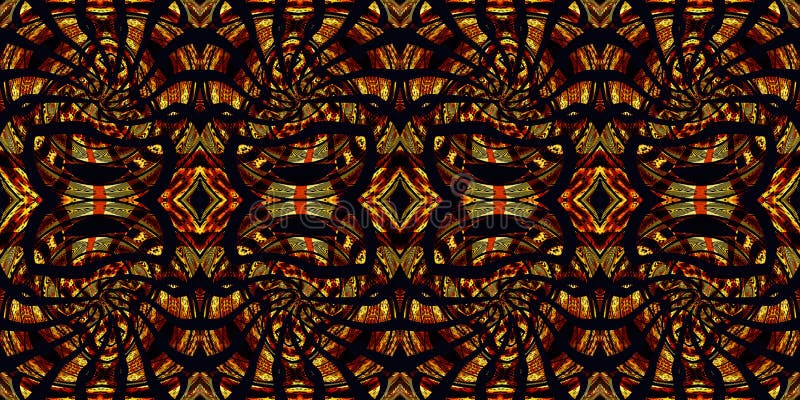 Colored African Fabric – Seamless and Textured Pattern, Geometric ...