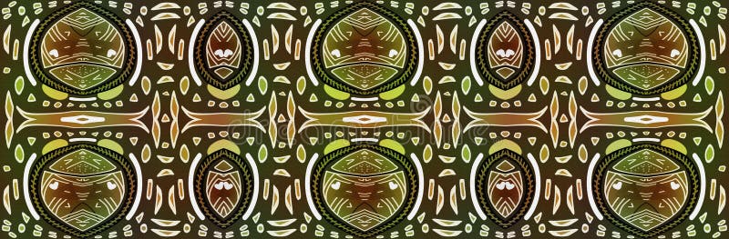 Colored African Fabric - Seamless and Textured Pattern, Illustration ...