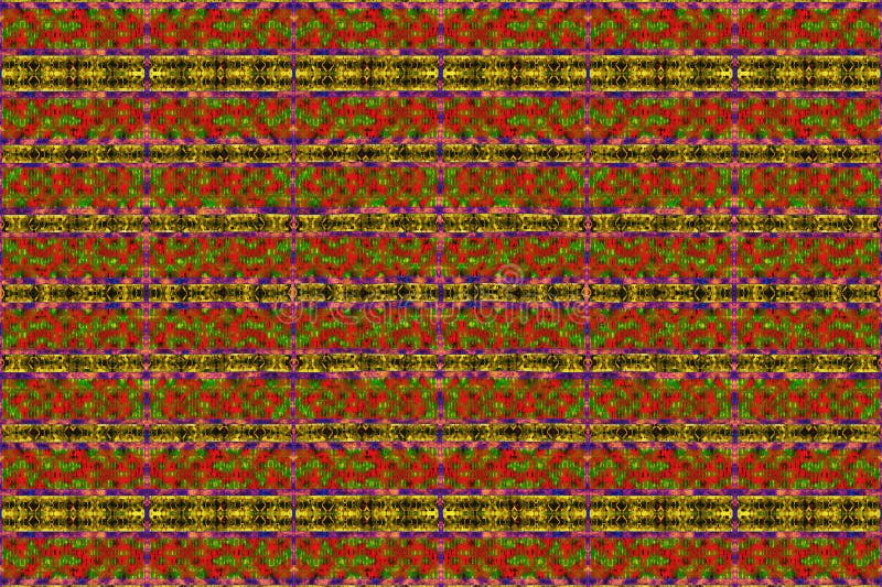 Colored African Pattern, Seamless and Textured Design, Geometric Shapes ...