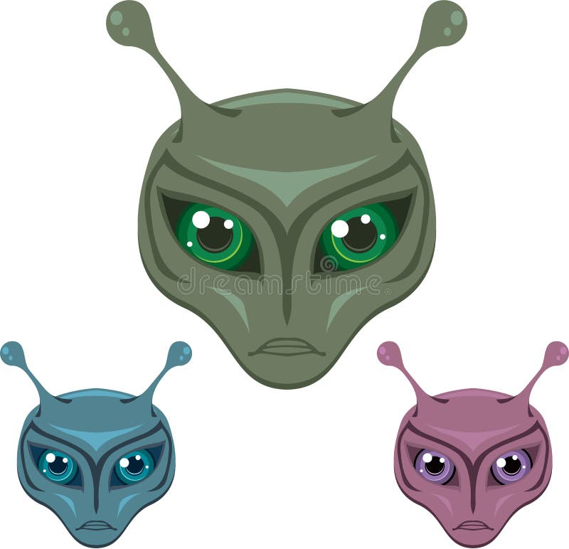 Aliens Big Eyes Stock Illustrations – 219 Aliens Big Eyes Stock ...