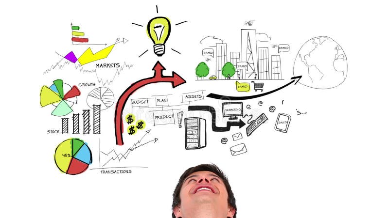 Animation on Business Growth and Development Stock Video - Video of ...