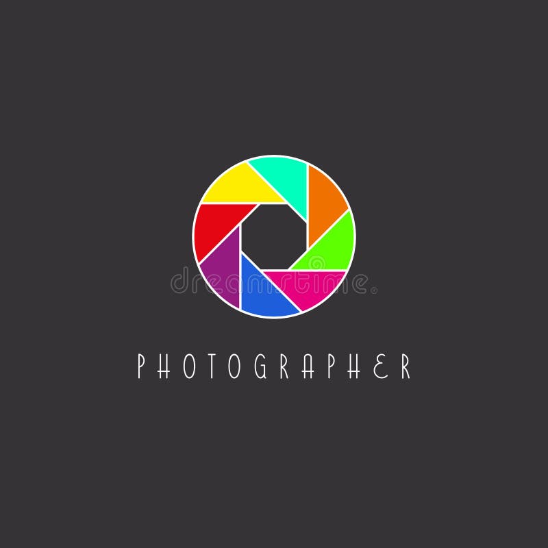 Photo Studio or Photographer Logo Abstract Endless Aperture Symbol of ...