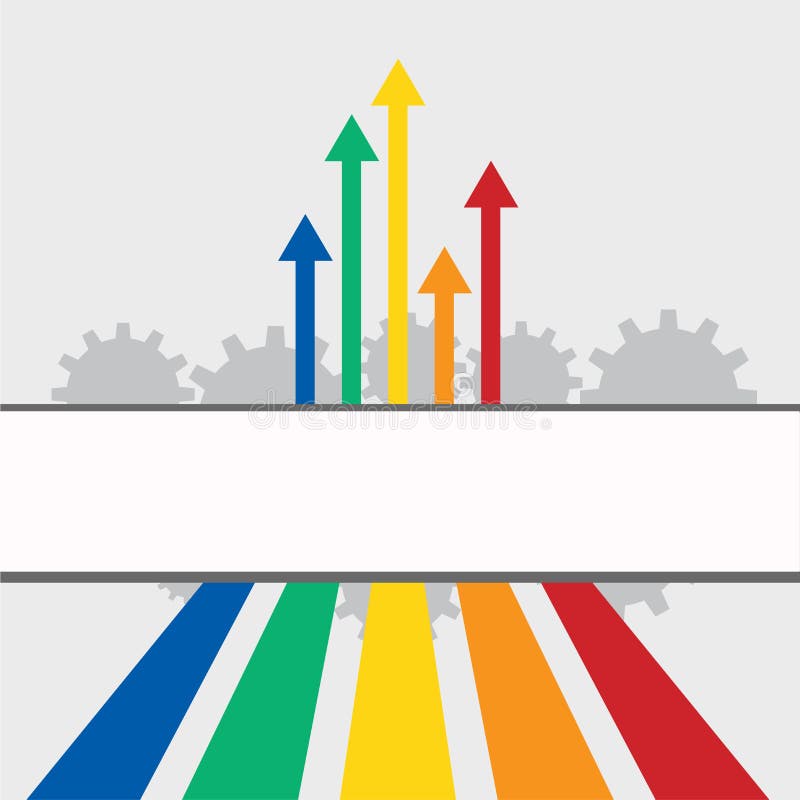 Rising arrows stock illustration. Illustration of arrows - 22231540