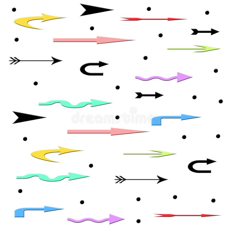 Arrows Pointing Same Direction Stock Illustrations – 81 Arrows Pointing ...