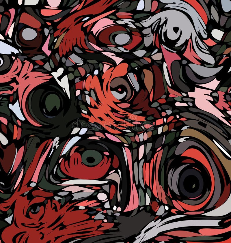 Colored Background Image Abstract Image of Jealousy Stock Vector ...