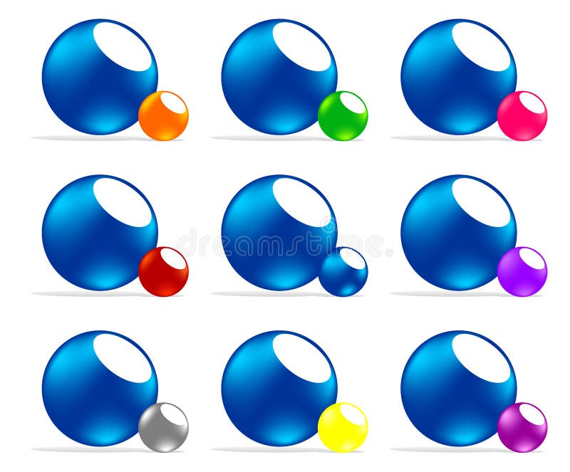 Colored ball logo stock vector. Illustration of house - 24991768