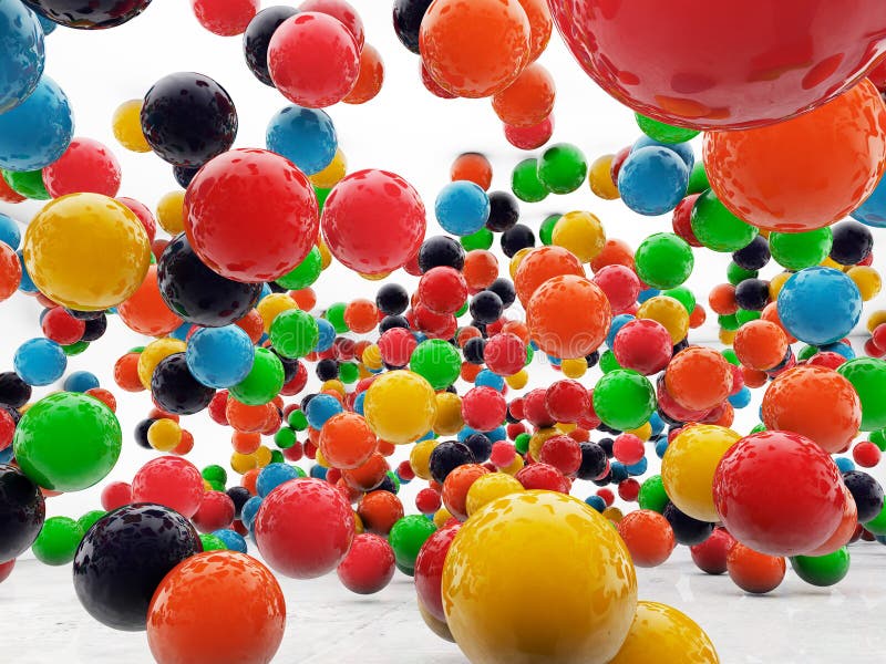 Color balls stock photo. Image of shape, solution, colours - 19988930