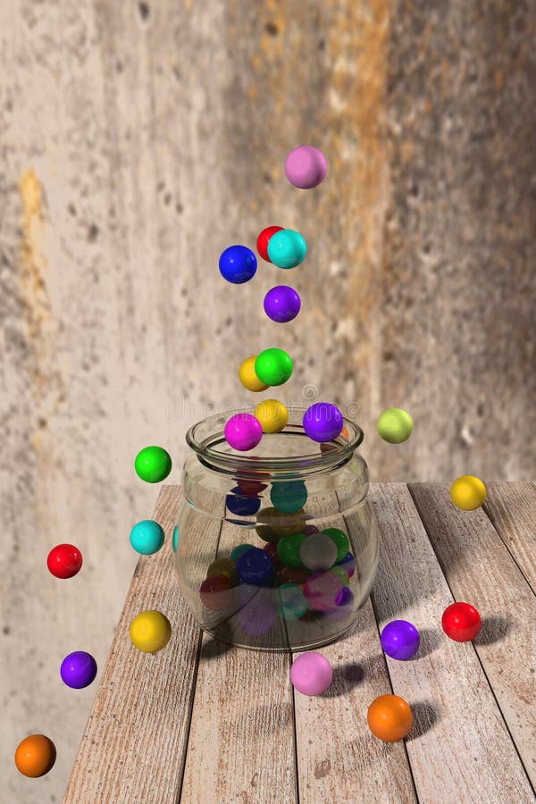 Colored balls stock illustration. Illustration of ball - 48163509