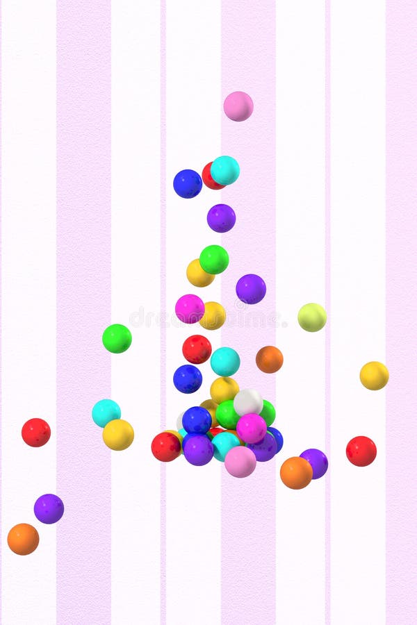 Colored balls stock illustration. Illustration of pattern - 49066718