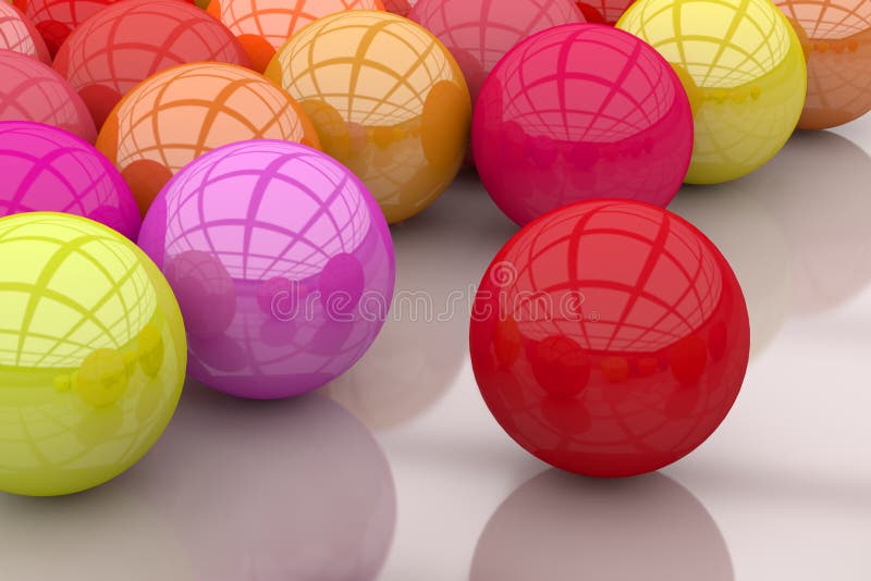 Colored balls stock illustration. Illustration of celebration - 55804701