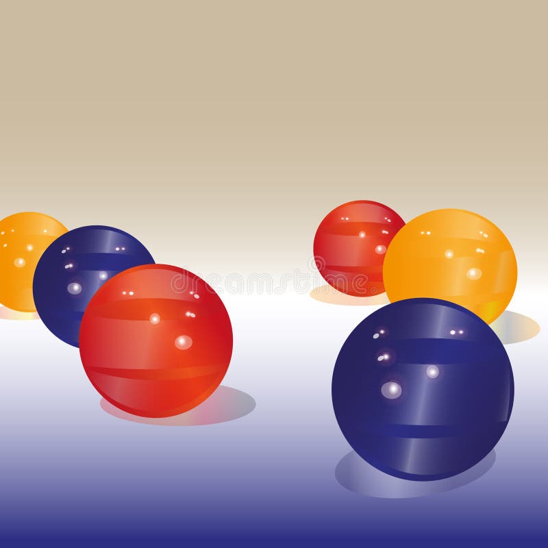 Colored-balls-a stock vector. Illustration of flow, bright - 65961888