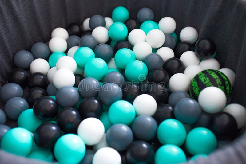 Colored Balls for the Pool and Entertainment with Children. Balls for a ...
