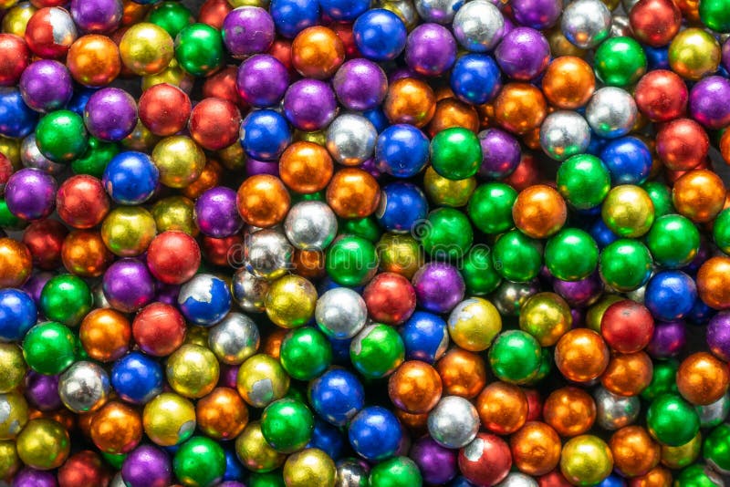 Colored Balls with Visible Details. Background or Texture Stock Photo ...