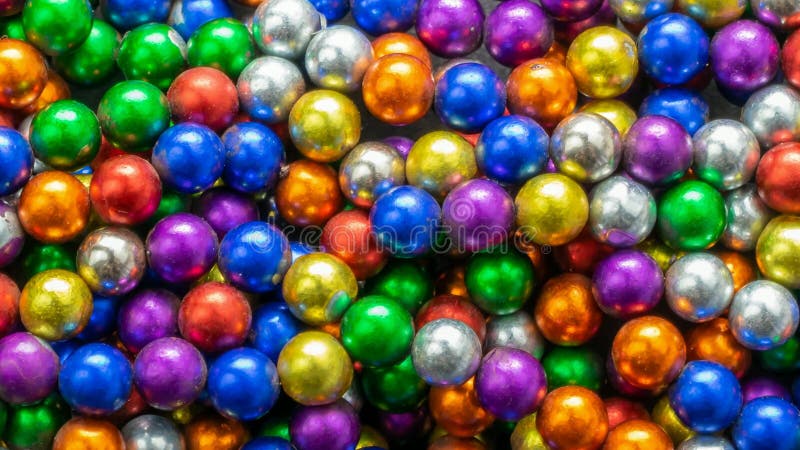 Colored Balls with Visible Details. Background or Texture Stock Footage ...