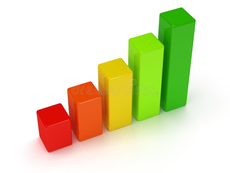 Colored Bar Graph Picture. Image: 33397432