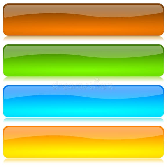 Colored bar set stock vector. Illustration of modern - 25061959