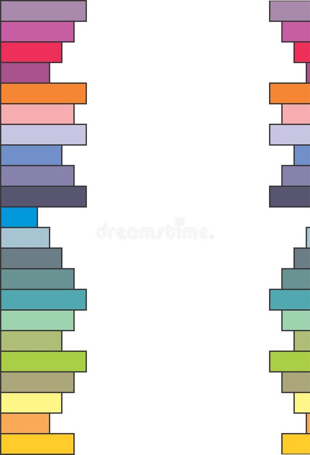 Colored bars - vector stock vector. Illustration of green - 23237391