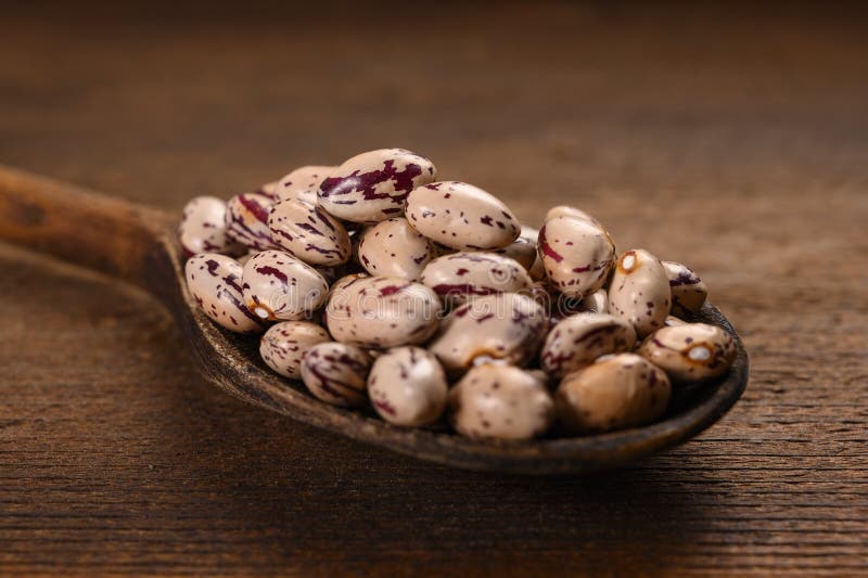 Colored Beans on Wooden Background Stock Image - Image of beans, bean ...