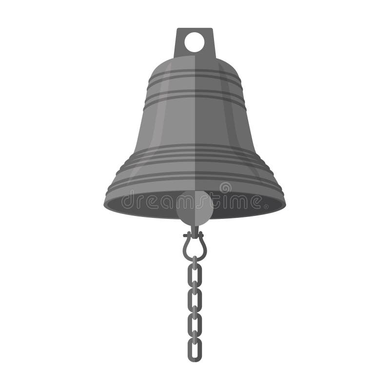 A Colored Bell Icon. the Ship S Bell. Rynda. the Alarm Bell. a Silver ...