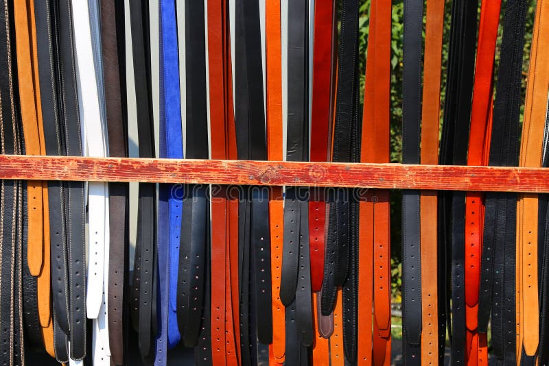 Colored belts stock photo. Image of fashionable, design - 77397668
